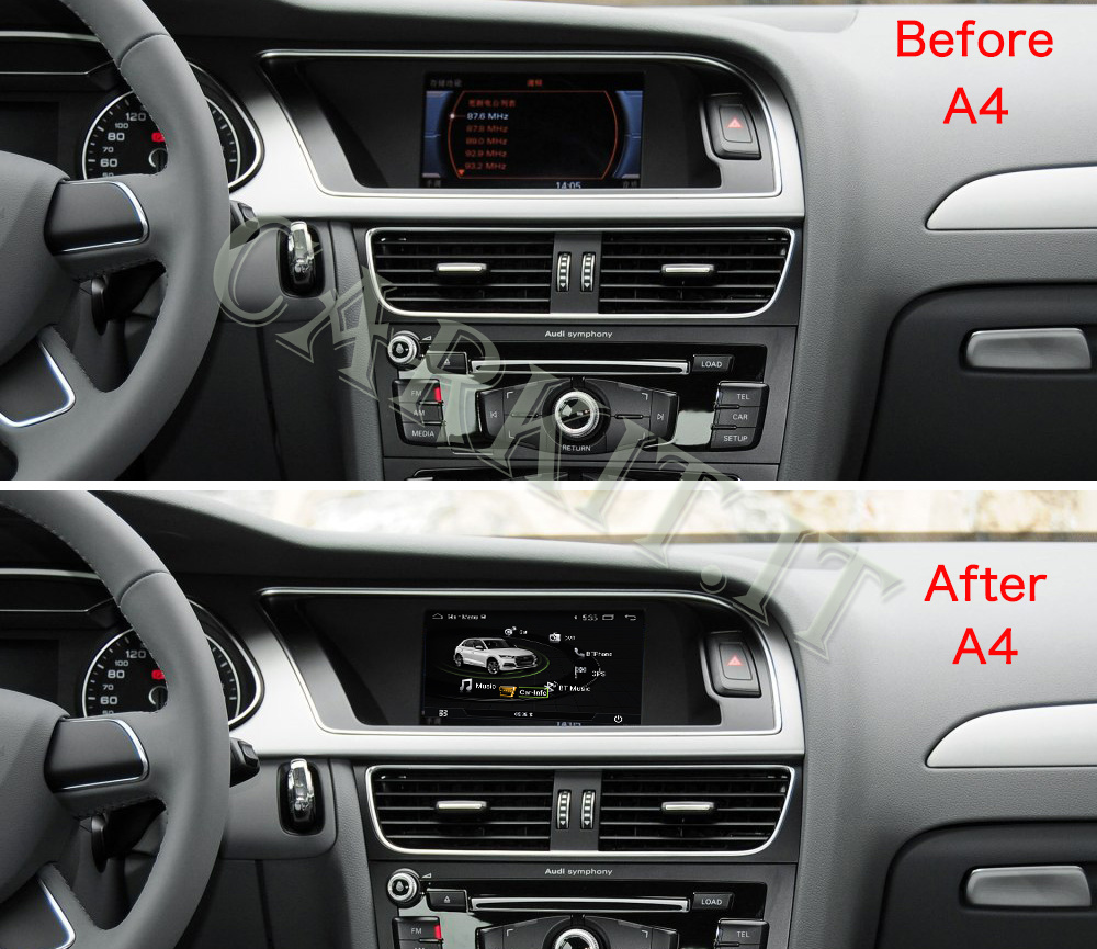 Audi A4 A5 2008-2014 schermo multimediale touch screen Android ...