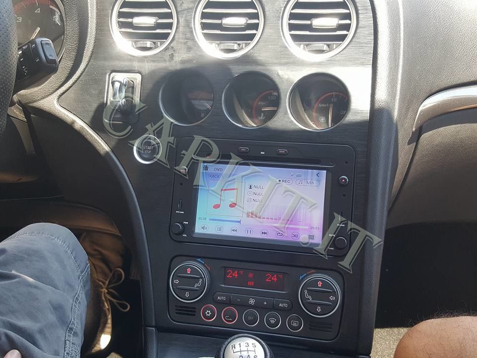 Nero 2-din pannello radio ALFA ROMEO 159 Brera Spider wagner-spedition.de